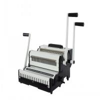 China Double Loop Wire And Plastic Spiral Coil Punching Binding Machine for sale