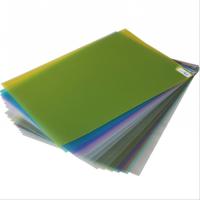 China 0.2mm 0.25mm 0.3mm PVC Plastic Binding Cover For Notebook for sale