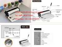 China 4mm Square Hole Wire 3/1 Manual Punching Machine for sale