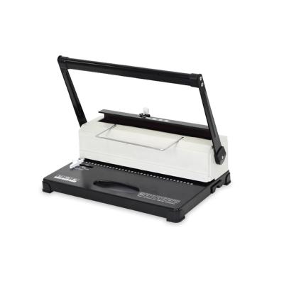 China 4.5mm Hole A4 Paper Wire 3/1 Punching Binding Machine for sale