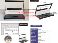 China 4.5mm Hole A4 Paper Wire 3/1 Punching Binding Machine for sale