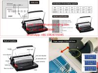 China Wire 3/1 20 Sheets LTR B5 Paper Hole Punching Machine for sale