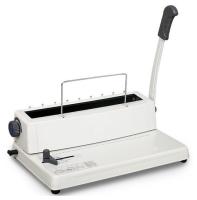 China 8.47mm Pitch 4mm Hole Twin Wire Binding Machine For A4 Paper for sale