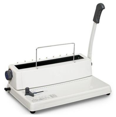 China 8.47mm Pitch 4mm Hole Twin Wire Binding Machine For A4 Paper for sale