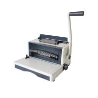 China 6.35mm 6.29mm Pitch PVC Coil Binding Punching Machine With Handle for sale