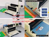 China 6.35mm 6.29mm Pitch PVC Coil Binding Punching Machine With Handle for sale