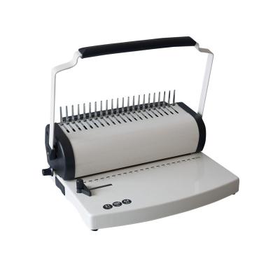 China 21 Holes Manual Comb Binding Machine For Calendar for sale