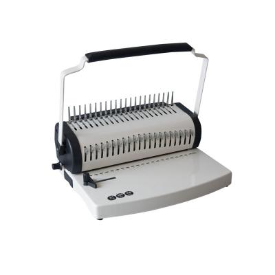 China Portable A4 A5 Plastic Comb Binding And Punching Machine for sale