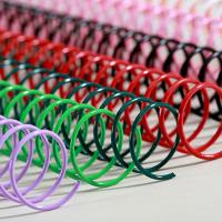 China 3/1 4/1 PVC Plastic Spiral Single Wire Coil 1-1/4'' for sale