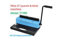 China 14.3mm Wire Ring Binding Machine For A4 Paper Notebook for sale