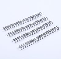 China Metal Spiral Book Double Loop Binding 34 Loops Electroplated for sale