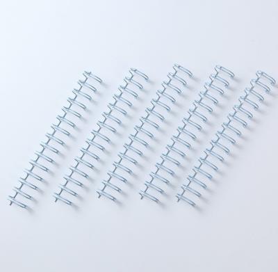 China Metal Spiral Book Double Loop Binding 34 Loops Electroplated for sale