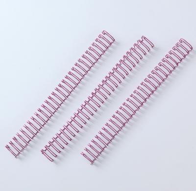 China 0.7mm - 1.0mm Nylon Coated Double Loop Binding Wire 23 Loops for sale