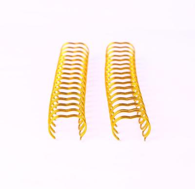China 25.4mm Double Loop Wire Binding , 34 Loops Document Metal Spiral Wire for sale