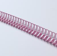 China Nylon Coating 6.4-38.1MM Metal Double Loop Binding O Shape for sale