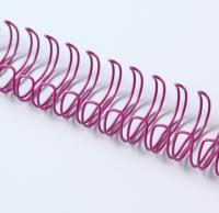 China Nylon Coating 6.4-38.1MM Metal Double Loop Binding O Shape for sale