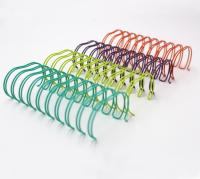 China Electroplated Wire Spiral Binding Coil , 5/16'' Metal Coil Binding for sale
