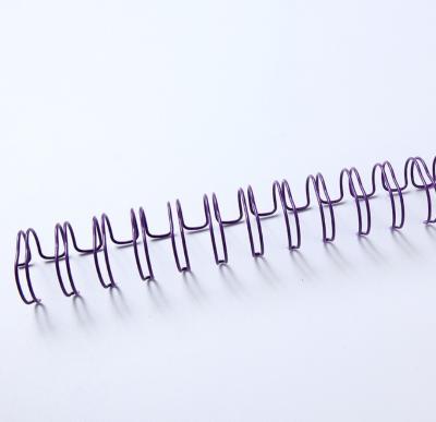 China Dia0.7mm Double Loop Binding Wire Metal Material For Notebook for sale
