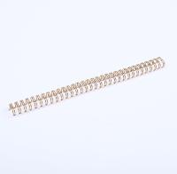China Nanbo 0.25-0.5in Double Loop Wire Binding Electroplated Nylon Coated for sale