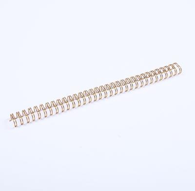 China Nanbo 0.25-0.5in Double Loop Wire Binding Electroplated Nylon Coated for sale