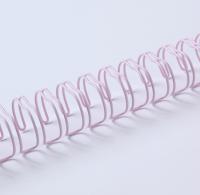 China Nanbo 0.5'' Custom Double Loop Binding Wire Ring Electroplated for sale