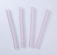 China Nanbo 0.5'' Custom Double Loop Binding Wire Ring Electroplated for sale