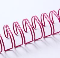 China dia4.8mm 34 Or 23 Loops Double Loop Binding Wire A4 Box Packing for sale