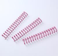 China dia4.8mm 34 Or 23 Loops Double Loop Binding Wire A4 Box Packing for sale