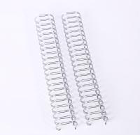 China Notebook 3/8 Inch Double Loop Binding Wire Electroplating for sale