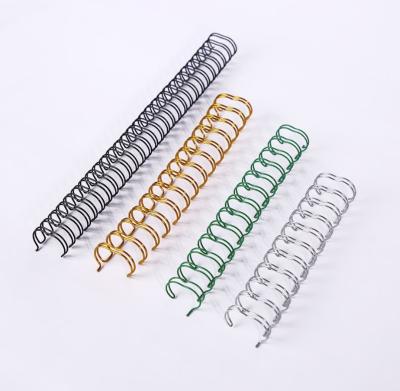 China A4 Papers Book Binding Wire , Diameter 4.8 - 38.1mm Double Wire Ring for sale