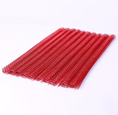 China Commercial A4 Letter Cinch Spiral Binding Wires , Electroplated Double Loop Wire for sale