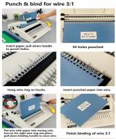 China NanBo 22 Sheets Manual Desktop Binding Machine For Office for sale