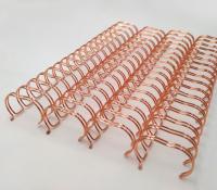 China 11.1mm Metal Spiral Double Loop Binding Wire O For A4 Notebooks for sale