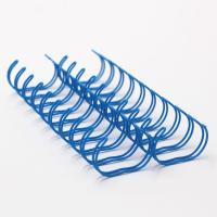 China Electroplating Finished Metal Double Loop Binding 3/8 Inch Size For Paper for sale