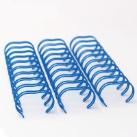 China Pre Cut Box Packed 31.8mm Spiral Binding Wire Double Loop For Exercise Book for sale