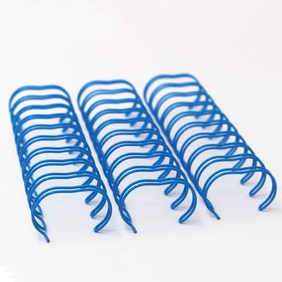 China Pre Cut Box Packed 31.8mm Spiral Binding Wire Double Loop For Exercise Book for sale