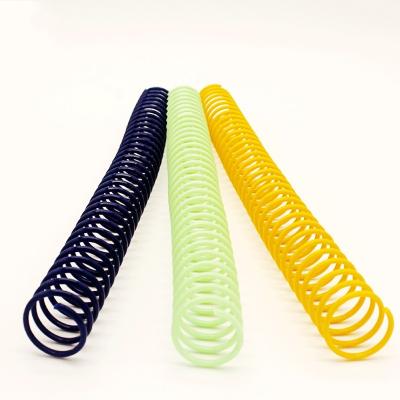 China Colored 1/2'' Pvc Plastic Coil Binding Filament Pitch 2:1 Nanbo for sale