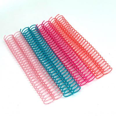 China Nanbo 48 Loops Plastic Single Spiral , 1.3mm Pvc Coil Binding Wire for sale