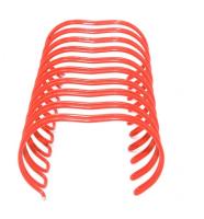 China Pitch 2:1 3: 1 Double Loop Binding Spiral Wire 5/16'' A4 Size Nylon Coated Nanbo for sale