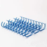 China 45sheets A4 3:1 Double Loop Binding , 1/4'' Colorful Twin Wire Binding for sale