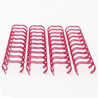 China Pitch 2:1 A4 3/4'' Double Loop Binding Spiral Wire Nylon Coated for sale
