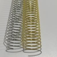 China 48 Loops Single Spiral Metal Coil Binding 0.25 - 2'' For Notebook for sale