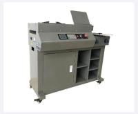 China LCD Press Button Automatic A4 Wireless Glue Binding Machine Perfect Binder With Single Gluing Roller for sale
