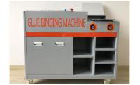 China Double Gluing Roller A4 Automatic Perfect Glue Book Binding Machine 280-350 Books/Hour for sale