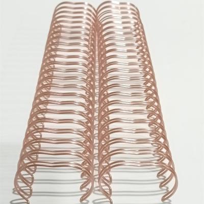 China 2:1 Binding Coils Twin Loop Spiral Wire O For Book Store Datebook for sale