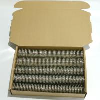 China Nylon Coated 4:1 Metal Spiral Binding Gold Coil Single Wire O for sale
