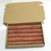 China Nylon Coated 4:1 Metal Spiral Binding Gold Coil Single Wire O for sale