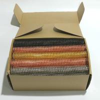 China Nylon Coated 4:1 Metal Spiral Binding Gold Coil Single Wire O for sale