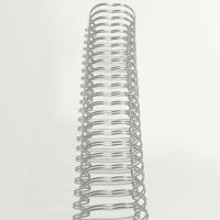 China 1.0mm Thick Twin Wire O Double Loop Spiral Binding Coil Wires for sale