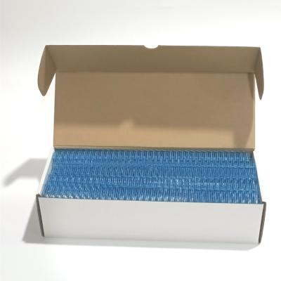 China Bronze 0.8mm Thickness Metal Double Wires After Printing Spiral Binding Wires for sale